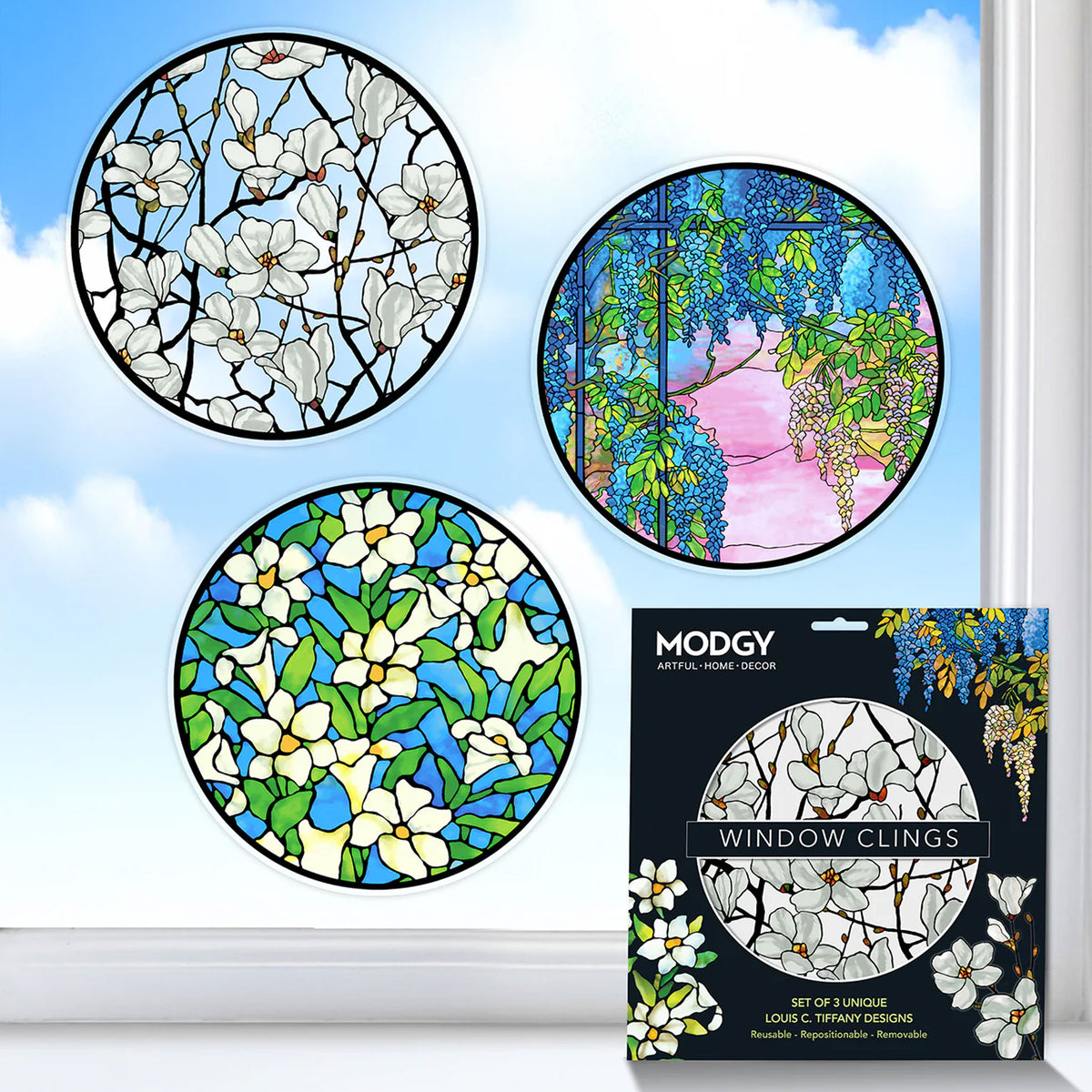 Louis C. Tiffany Window Clings – The Charles Hosmer Morse Museum Shop